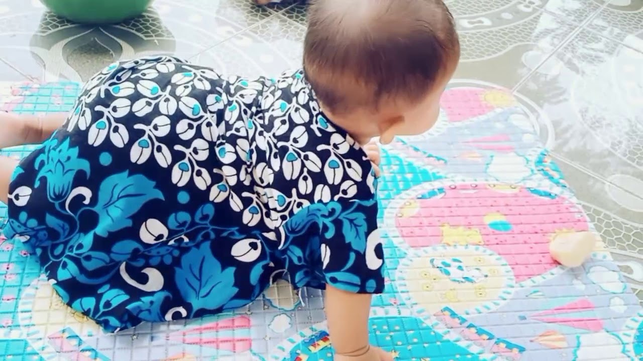 baby aisya belajar merangka //part 2 - YouTube