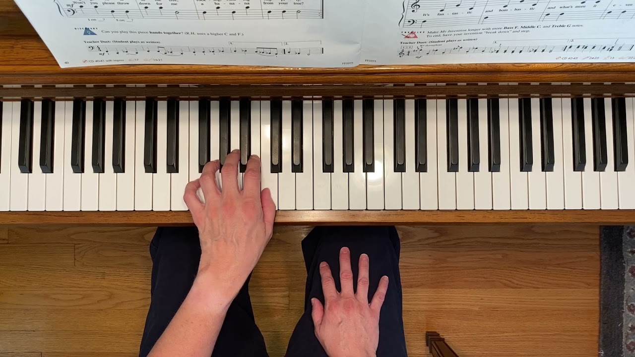 Gorilla in the Tree - Piano Adventures Primer Level Lesson Book - YouTube