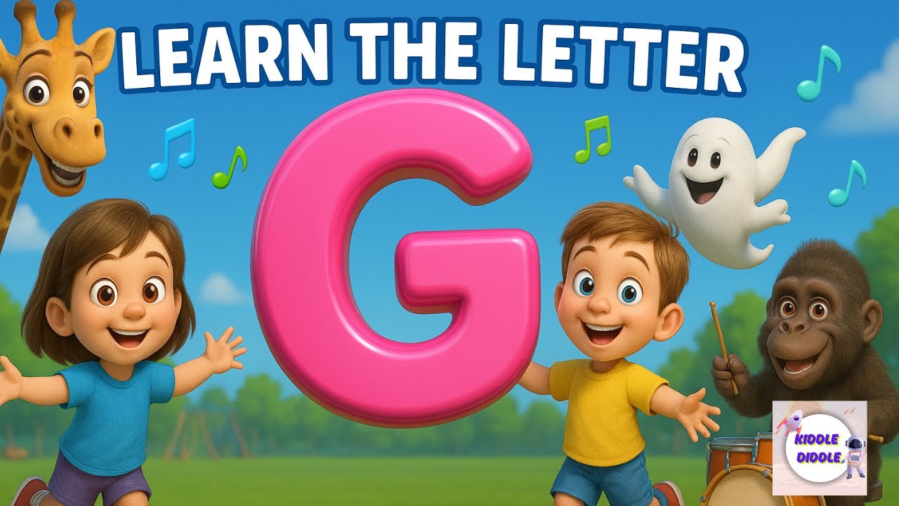 Giggly Letter G Song! 🎶 | Fun Alphabet Adventure with Kiddle Diddle 🦒 ...