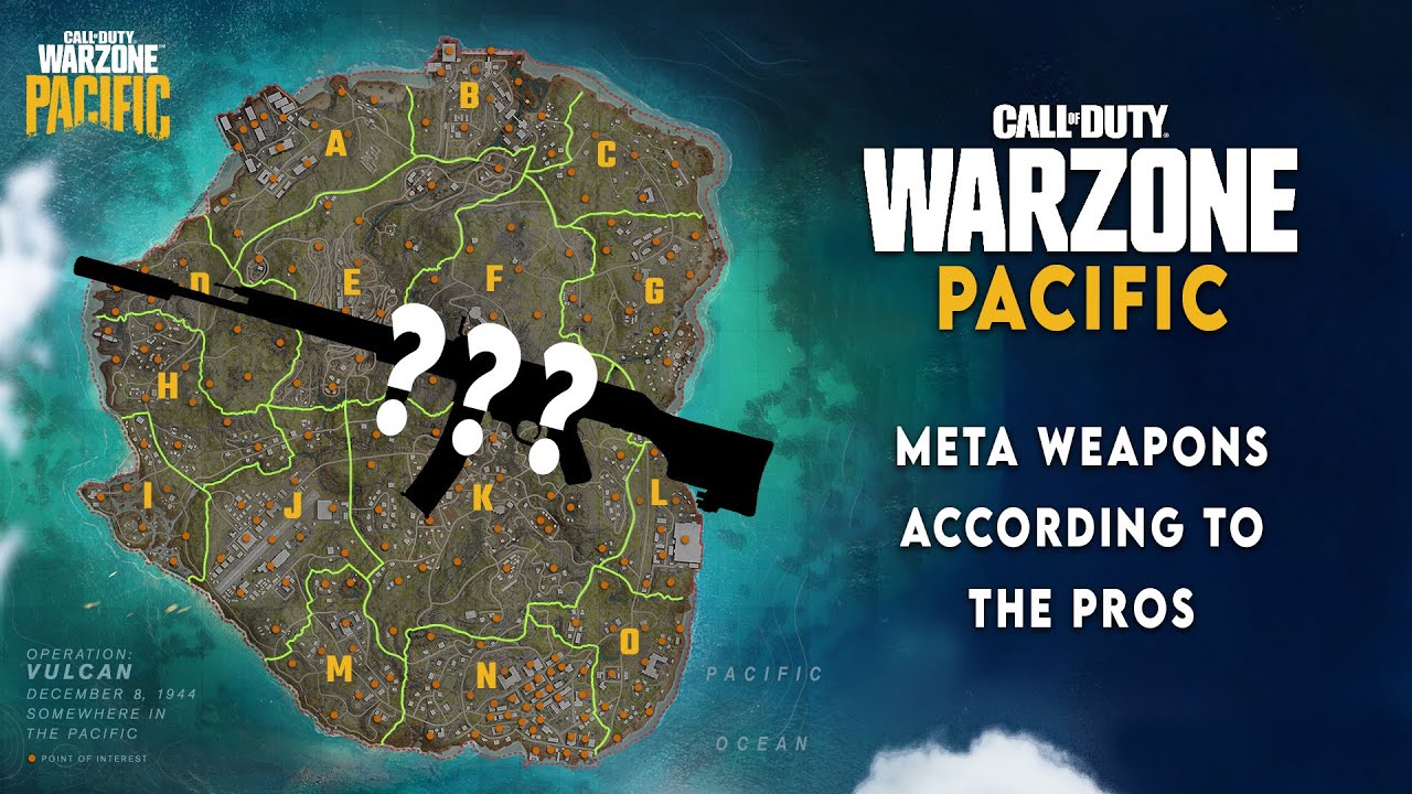 TOP 8 META WEAPONS - WARZONE PACIFIC ( CALDERA - SEASON 1) - YouTube