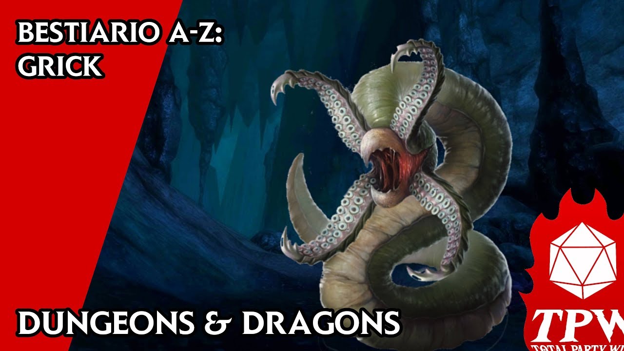 Bestiario A-Z: Grick (Dungeons & Dragons) - YouTube