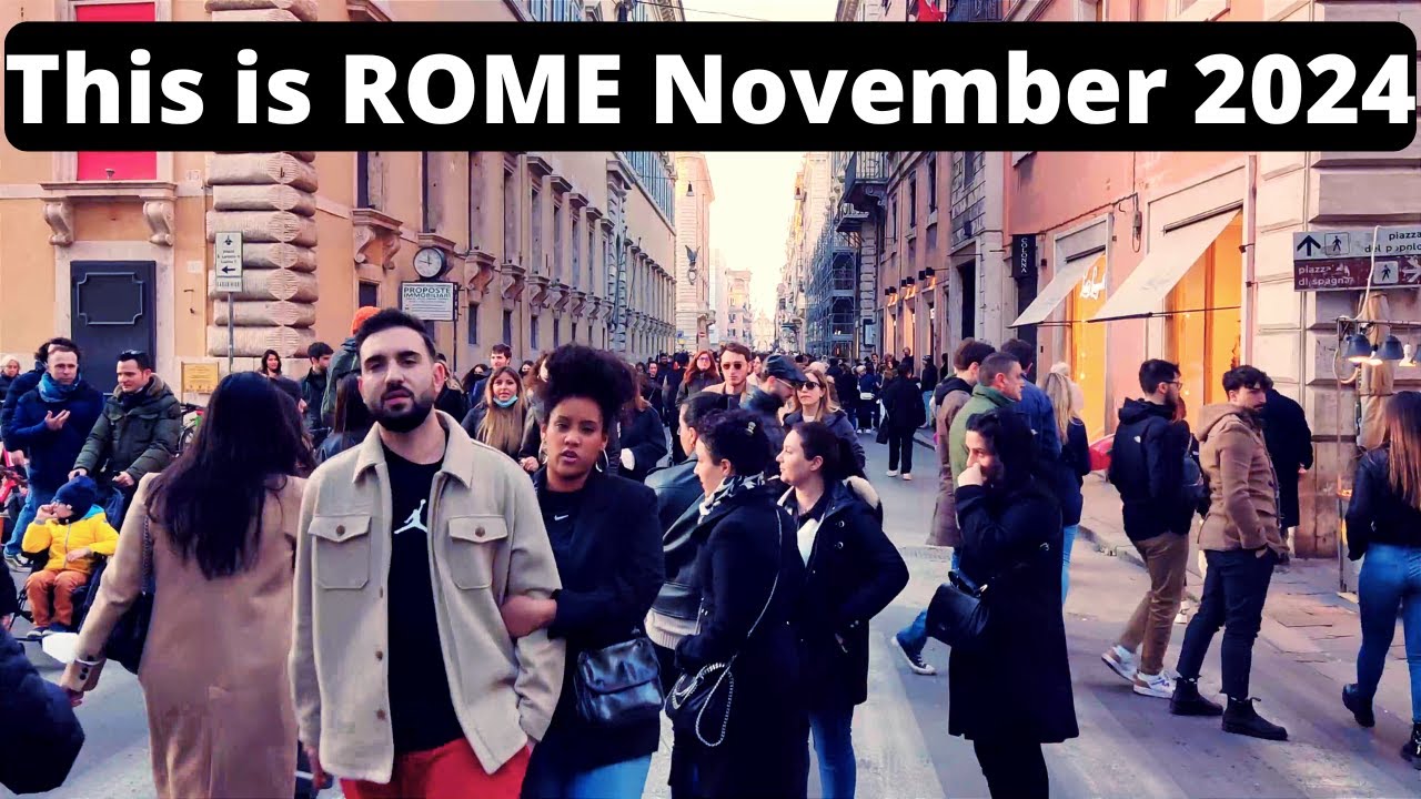 Rome Italy, This is Rome, Rome Walking tour, Rome in November 2024 ...