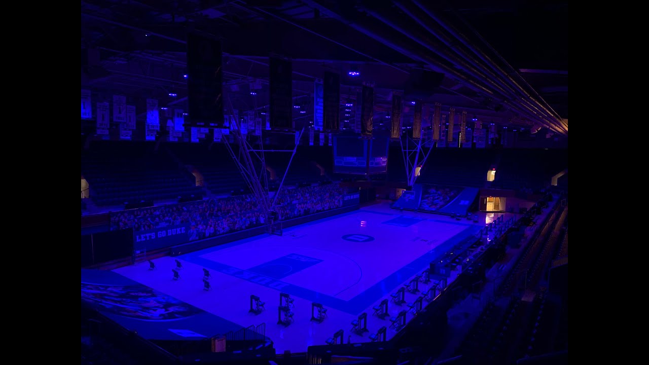 Ephesus Sports Lighting at Duke's Iconic Cameron Indoor - YouTube