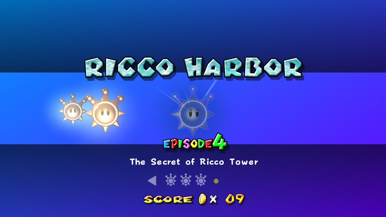 Super Mario Sunshine - Ricco Harbor - Episode 4 - 13 - YouTube