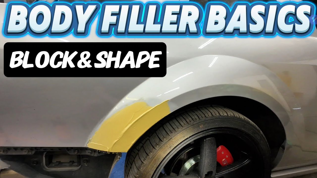 BODY FILLER BASICS: How to block and shape bondo/ bodyfiller tips and ...