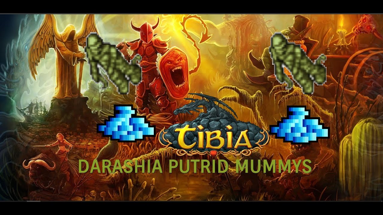 Tibia Guia DARASHIA Putrid Mummy - Mucho Profit!! 80+ - YouTube