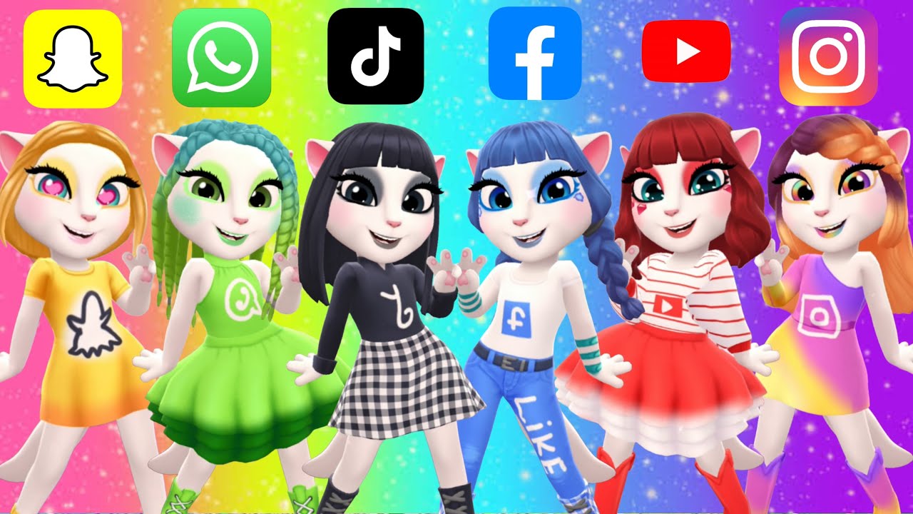 Talking Angela 2 | Social Media | Facebook, Instagram, Snapchat ...