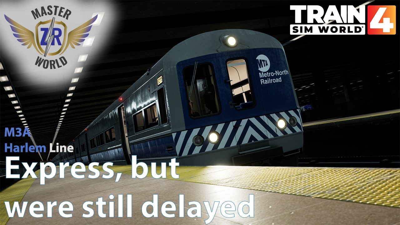 Train 557 GCT to North White Plains | Harlem Line | M3A | Train Sim ...