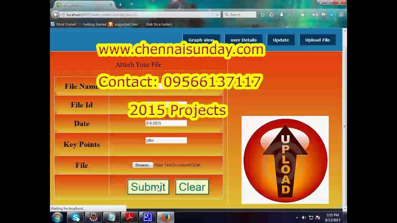 SmartCrawler A Two stage Crawler for Efficiently Harvesting Deep Web Interfaces - YouTube