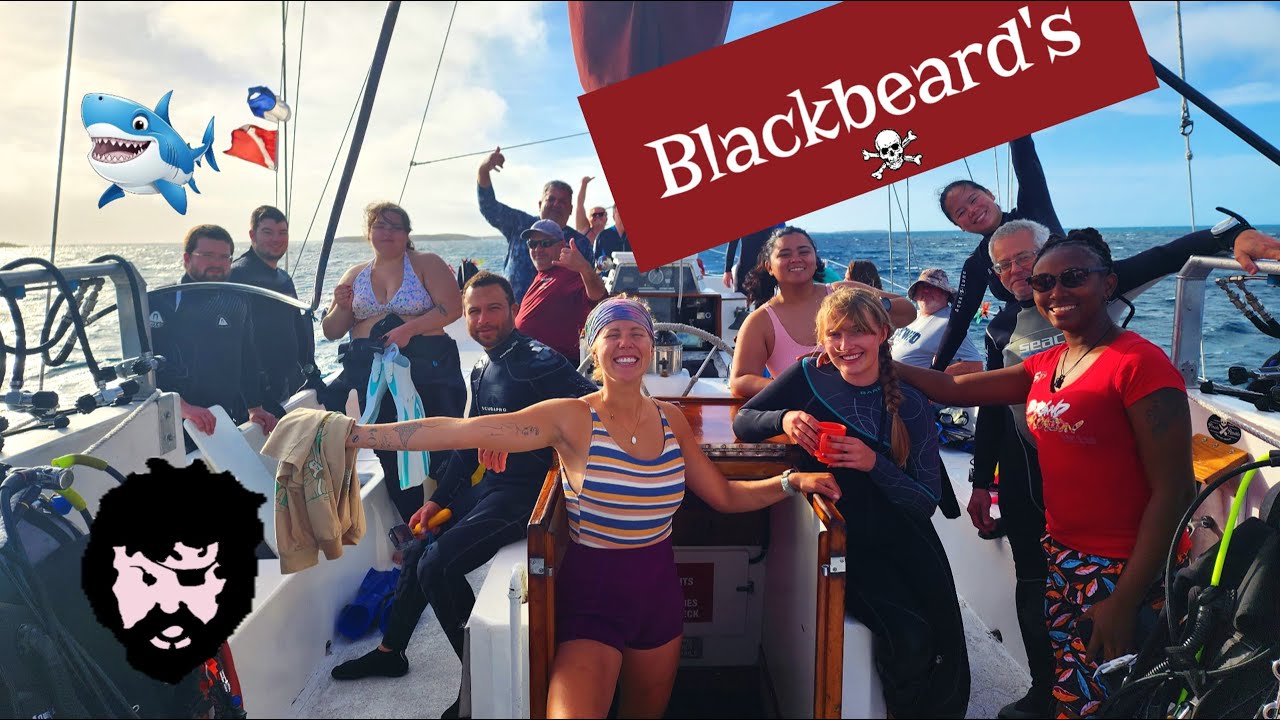 Blackbeard's liveaboard trip, Nassau to the Exumas. Shark feed dive ...
