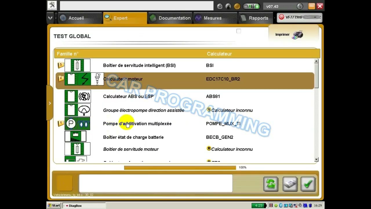 Defauts pompe additif p1434 p1435 peugeot citroen / remplissage additif ...