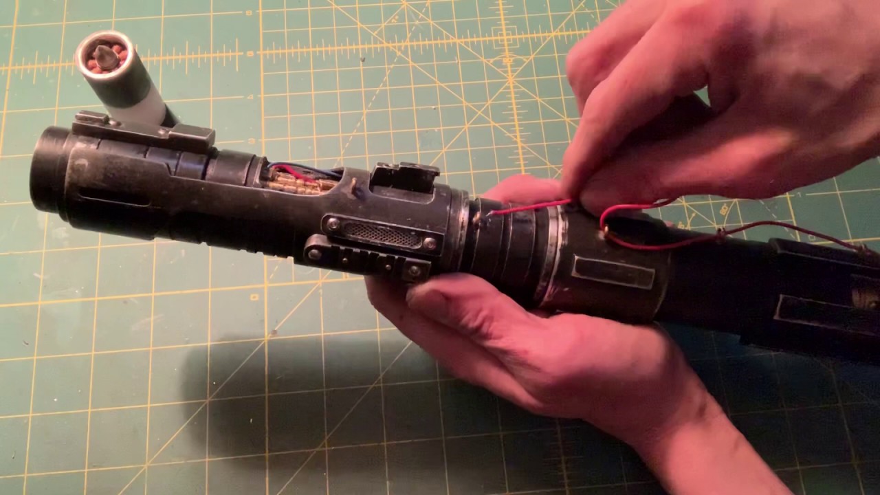 Jedi Killer lightsaber build - YouTube
