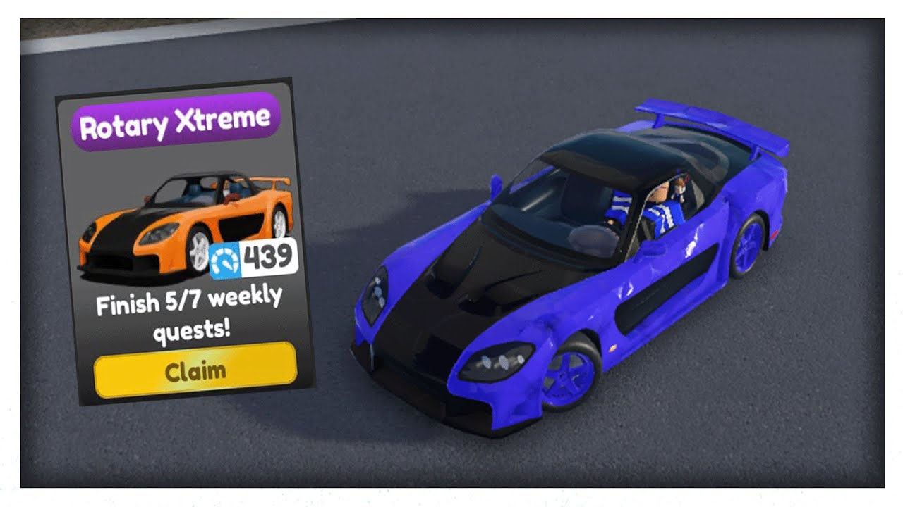 Drive World 🚘, Quest weekly: Rotary Xtreme Roblox - YouTube