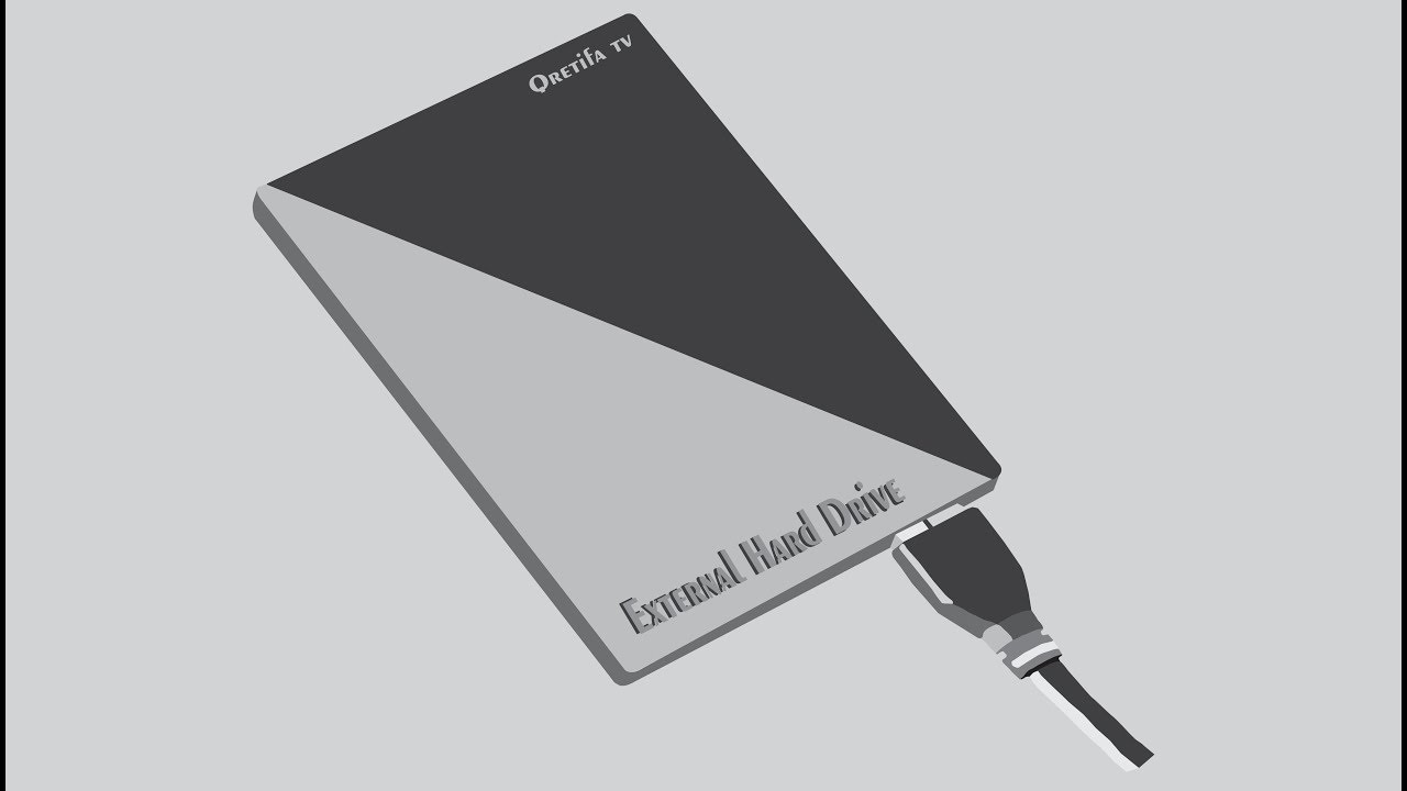 External Hard Drive Function | Hard Drive Drawing Process - YouTube