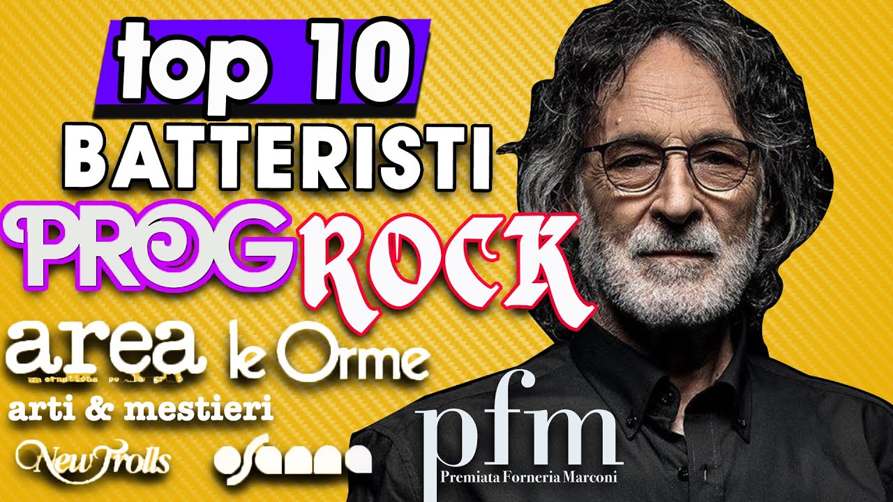 Top 10 I Migliori Batteristi del Progressive Rock Italiano - YouTube