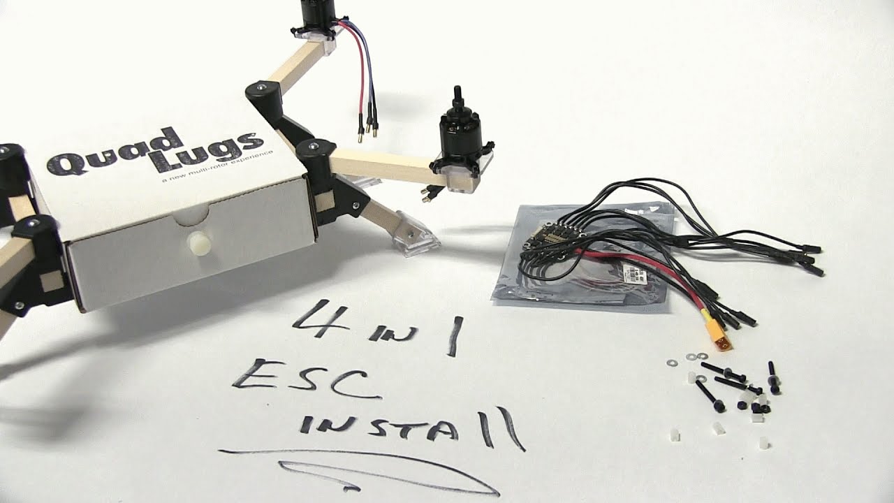 QuadLugs - Box Quad - ESC install - YouTube