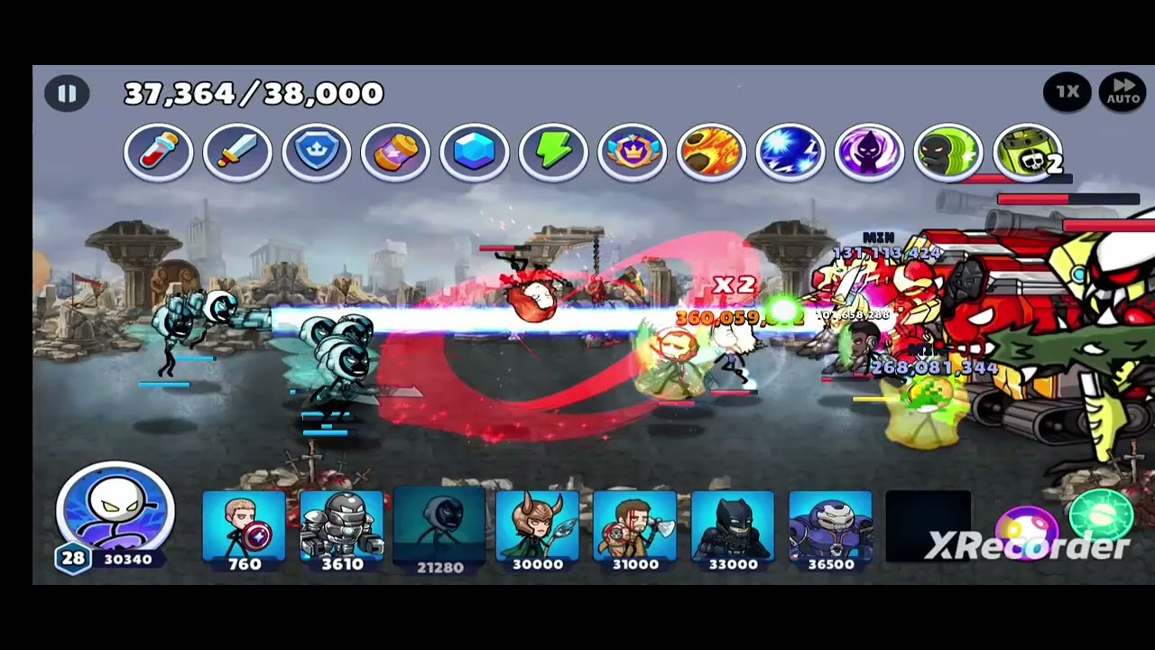 [HEROWARS: Super stickman defense] The best team I have setup vs pvp ...
