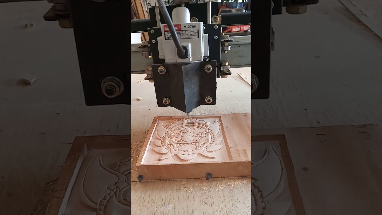 PROSES GRAFIR 3D MENGGUNAKAN CNC - YouTube