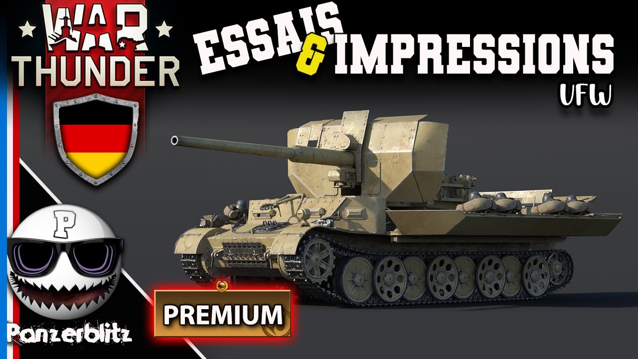 WAR THUNDER FR - ESSAIS & IMPRESSIONS: Tank destroyer VFW Allemand ...