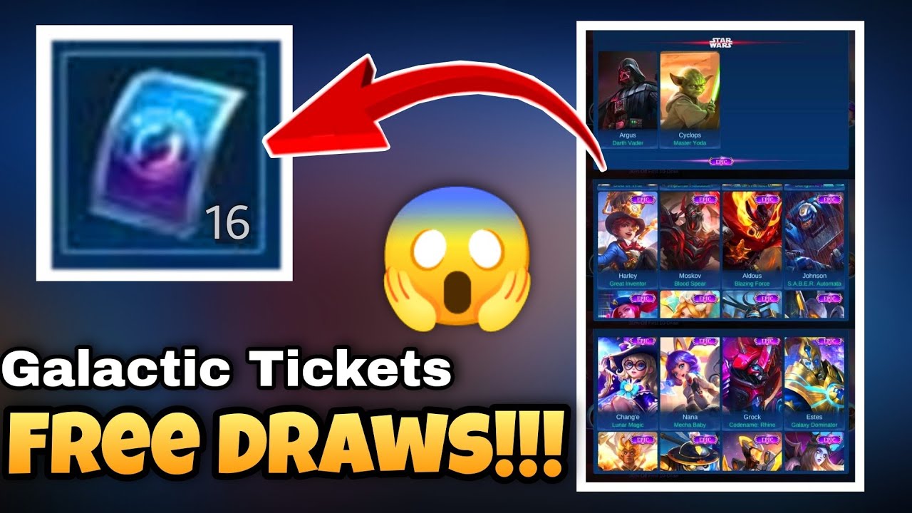 How To Get Galactic Tickets In Mobile Legends Bang Bang | MLBB X Star ...