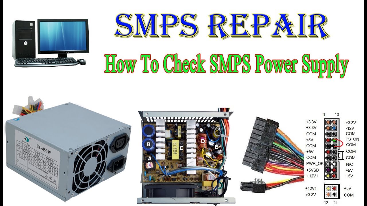 How to Repair SMPS | Check SMPS Power Supply - YouTube