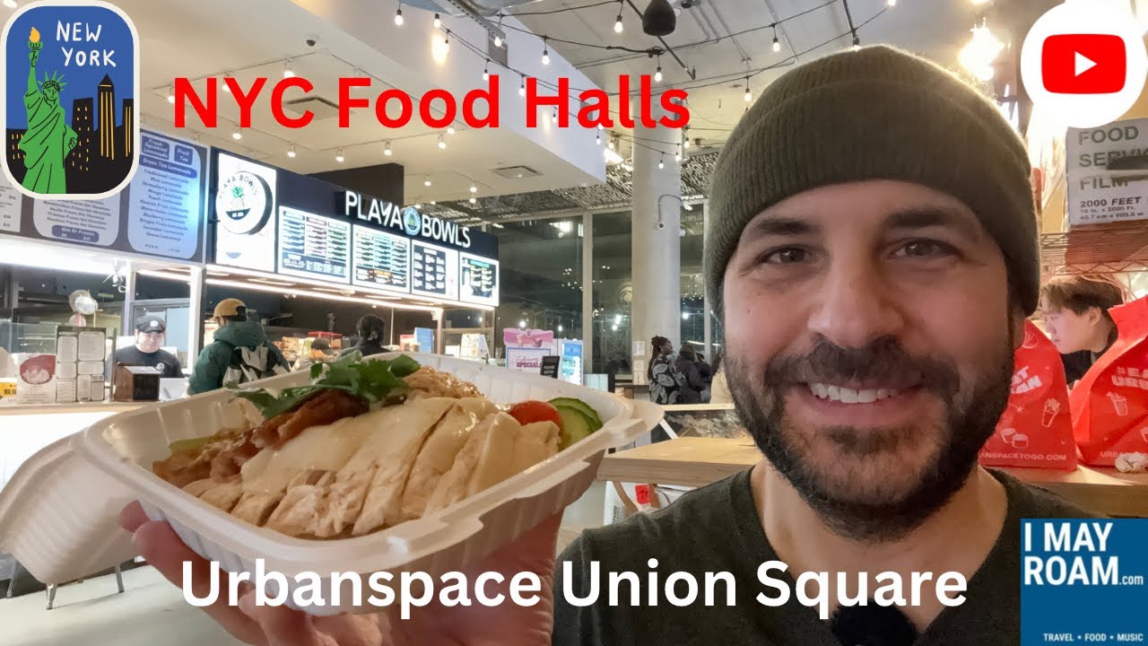NYC food halls to try: Urbanspace Union Square - YouTube