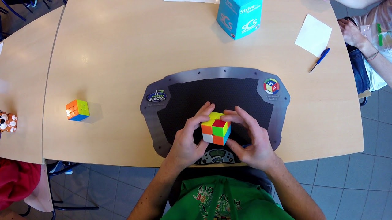Rubik's cube 2x2 Belgium National record single : 1.18s - YouTube
