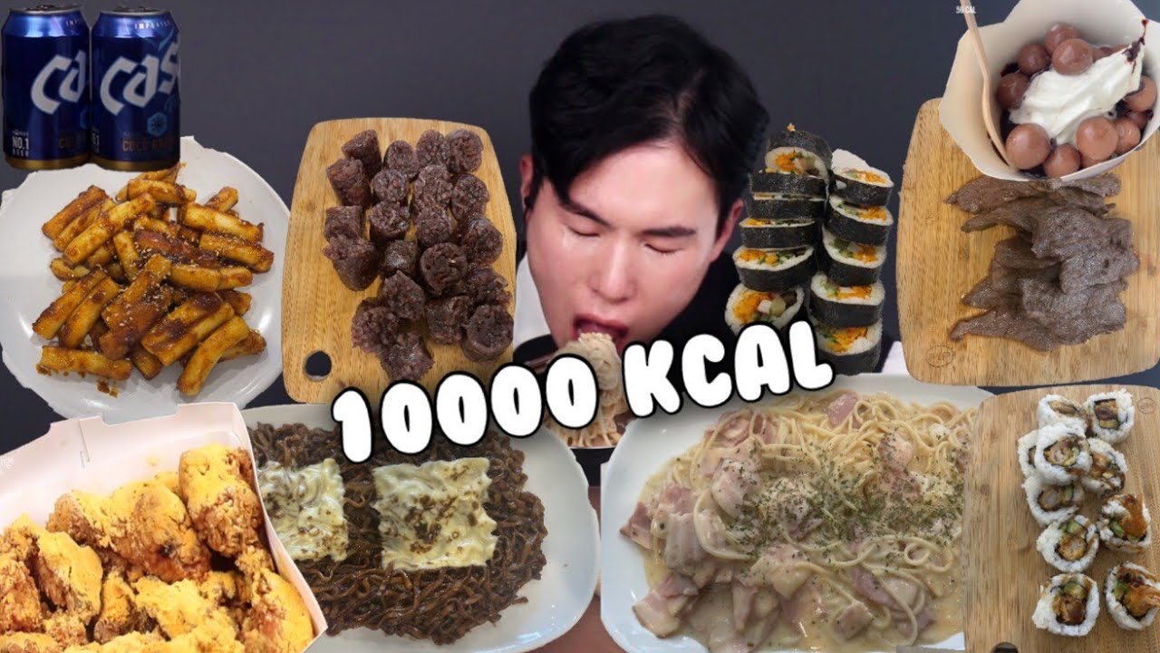 Eng) 🔥만칼로리 먹방🔥바프 끝나고 터진 식욕 폭발 먹방 브이로그 l 10,000 kcal challenge l Mukbang ...