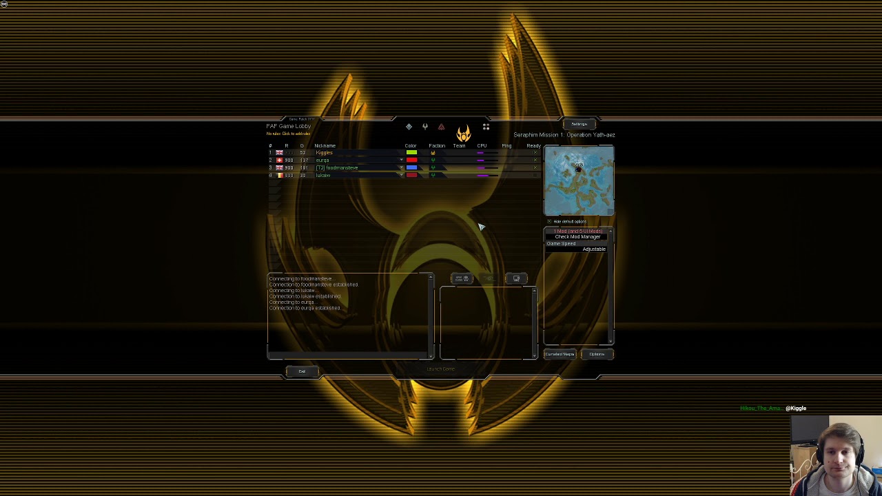 Supreme Commander: FAF, Seraphim Mission 1 + Extras (stream) - YouTube