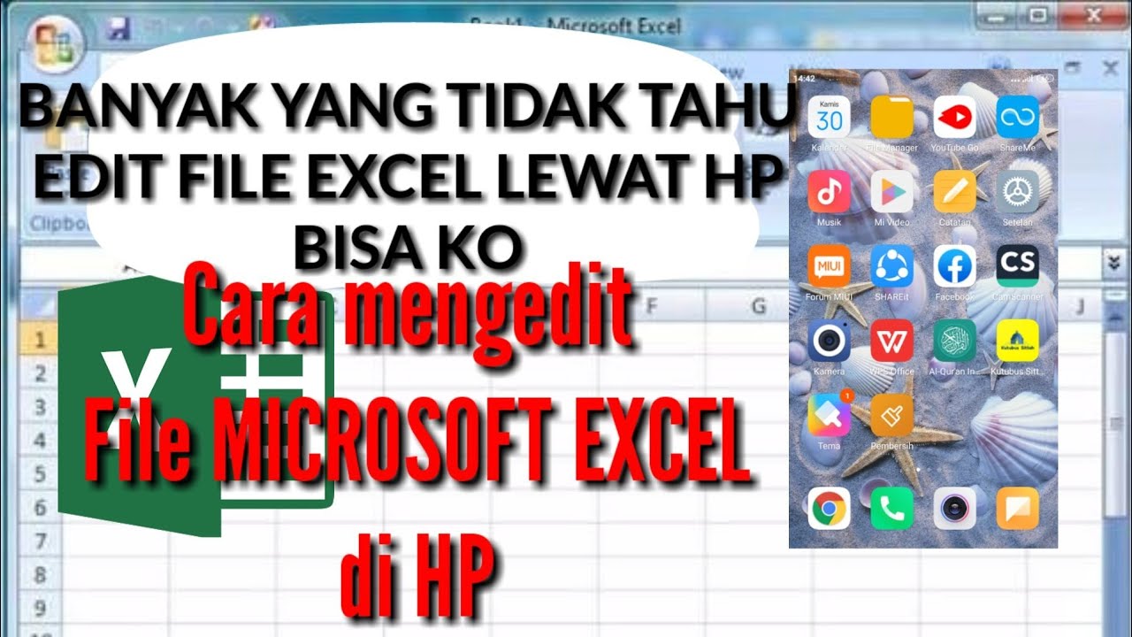 Cara mengedit File Excel di HP !! Muudah ko CARA Mengedit Microsoft ...