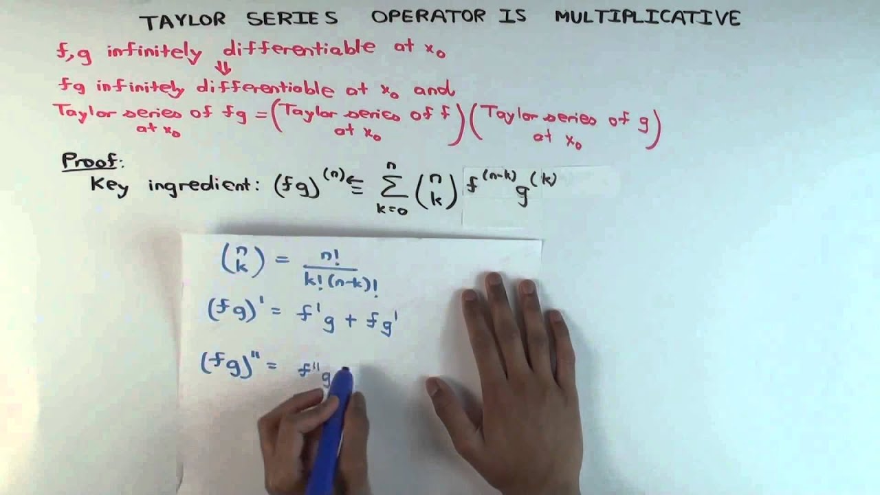 Taylor series operator is multiplicative - YouTube