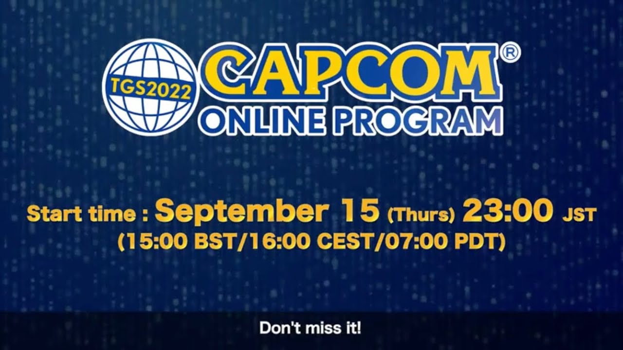 TGS2022 Capcom Online Program - YouTube