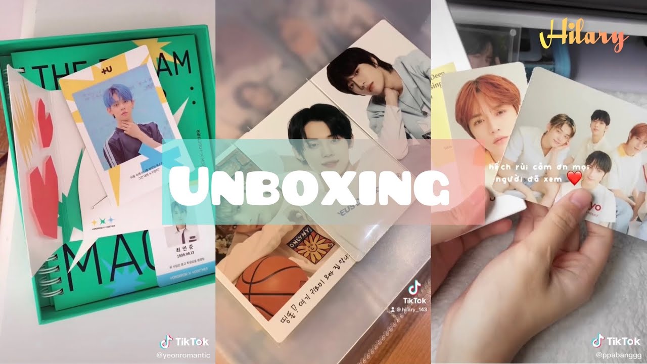 [Tik Tok]Unboxing TXT-Manyo~Album~Collect Book - YouTube