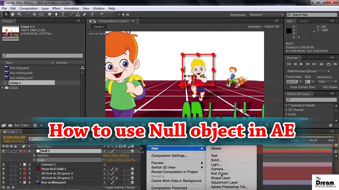After Effects Basics Null Objects How To Use Null Object In After After Effects Basics Null Objects How To Use Null Object In After