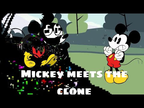 Pibby corruption chapter 2:mickey meets clone - YouTube
