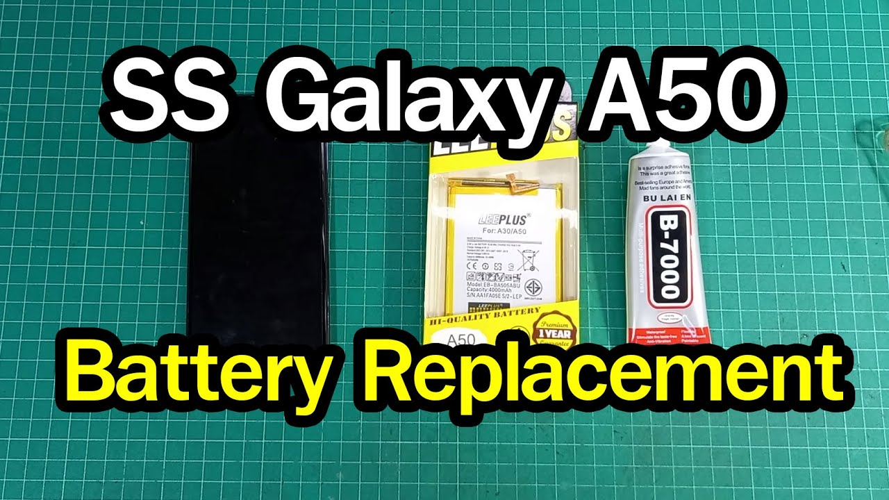 Samsung Galaxy A50 Battery Replacement - YouTube