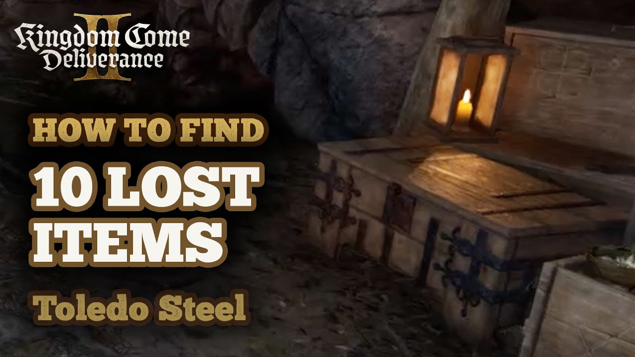 How to Return 10 Lost Items (Toledo Steel) South of Zimburg Castle in ...