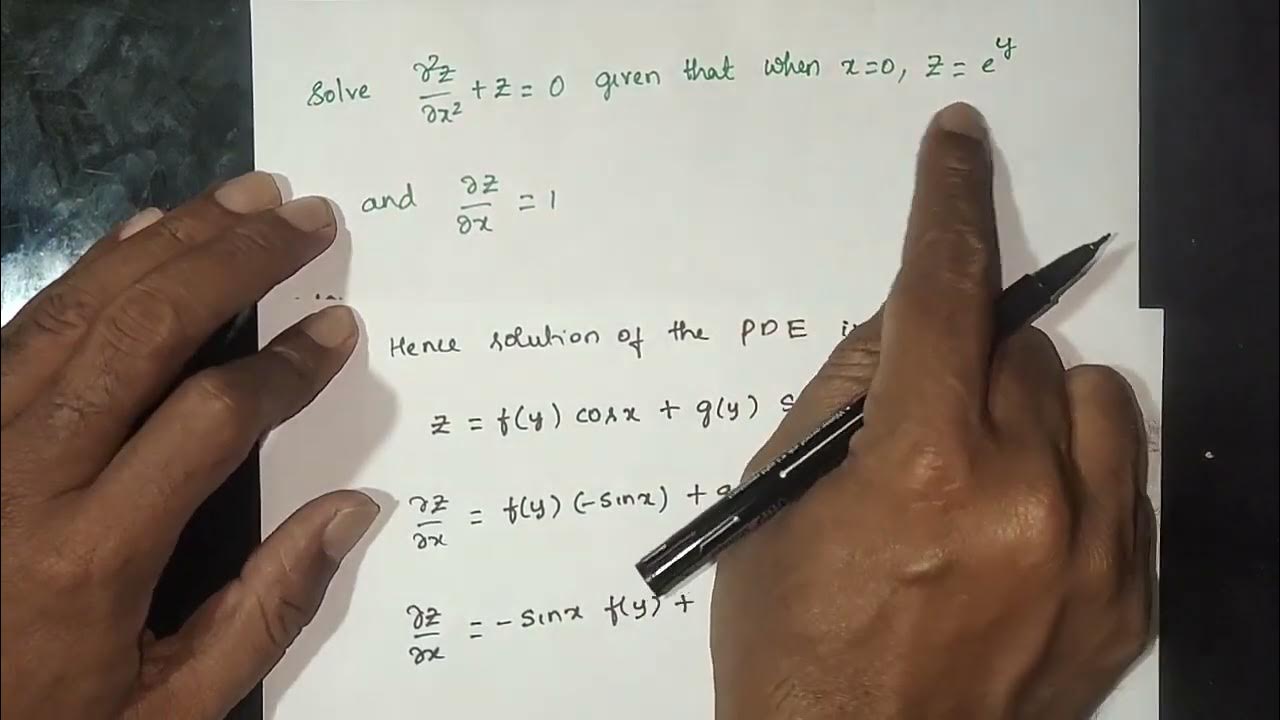 Partial Differential Equation: Homogeneous PDE | CF & PI (Part 1 of 5 ...