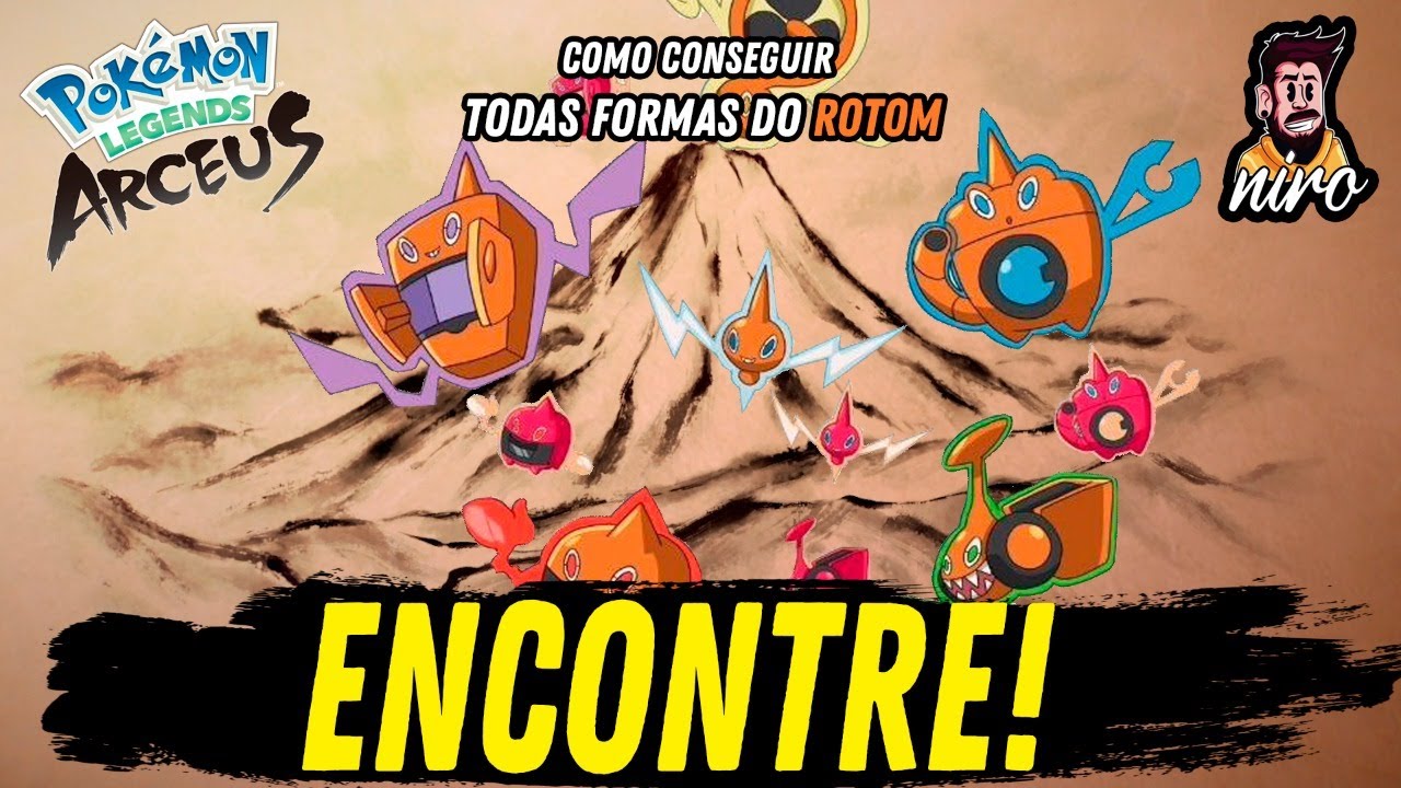 COMO OBTER TODAS AS FORMAS DO ROTOM!!!! POKÉMON LEGENDS ARCEUS - YouTube