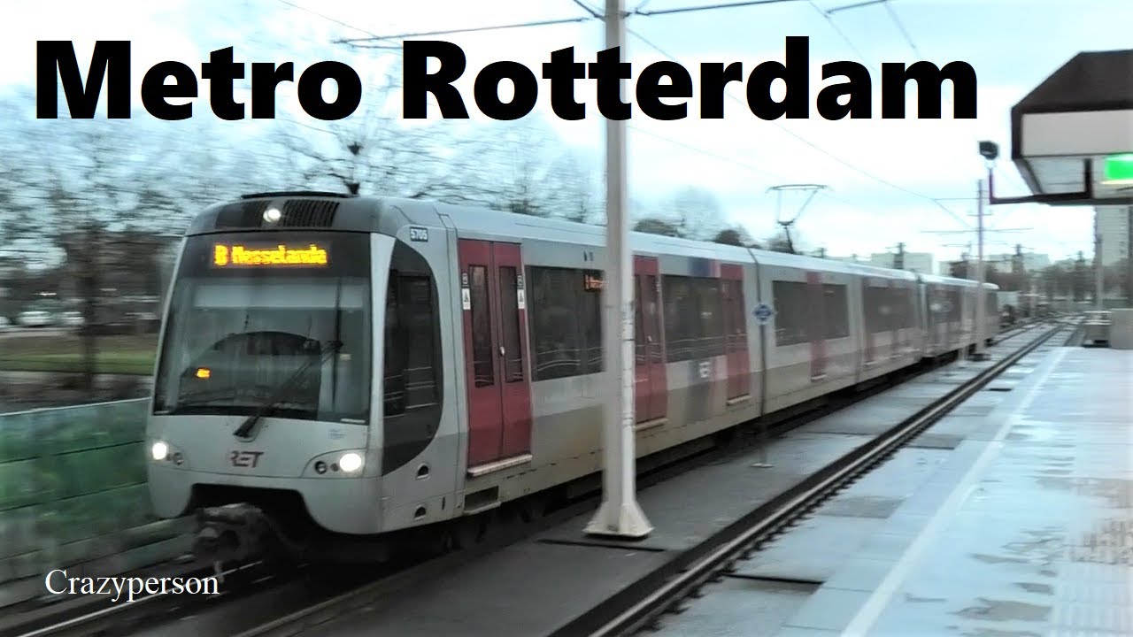 RET Sneltram Metro Rotterdam | R-net RandstadRail - 2 Jan. 2023 - YouTube