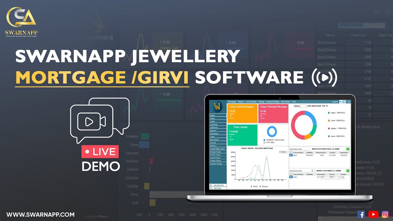Girvi Jewellery Software Live Demo | Full Live Demo - YouTube