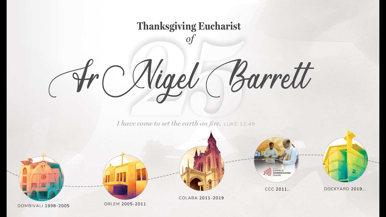 Fr Nigel 25th Anniversary Mass - YouTube