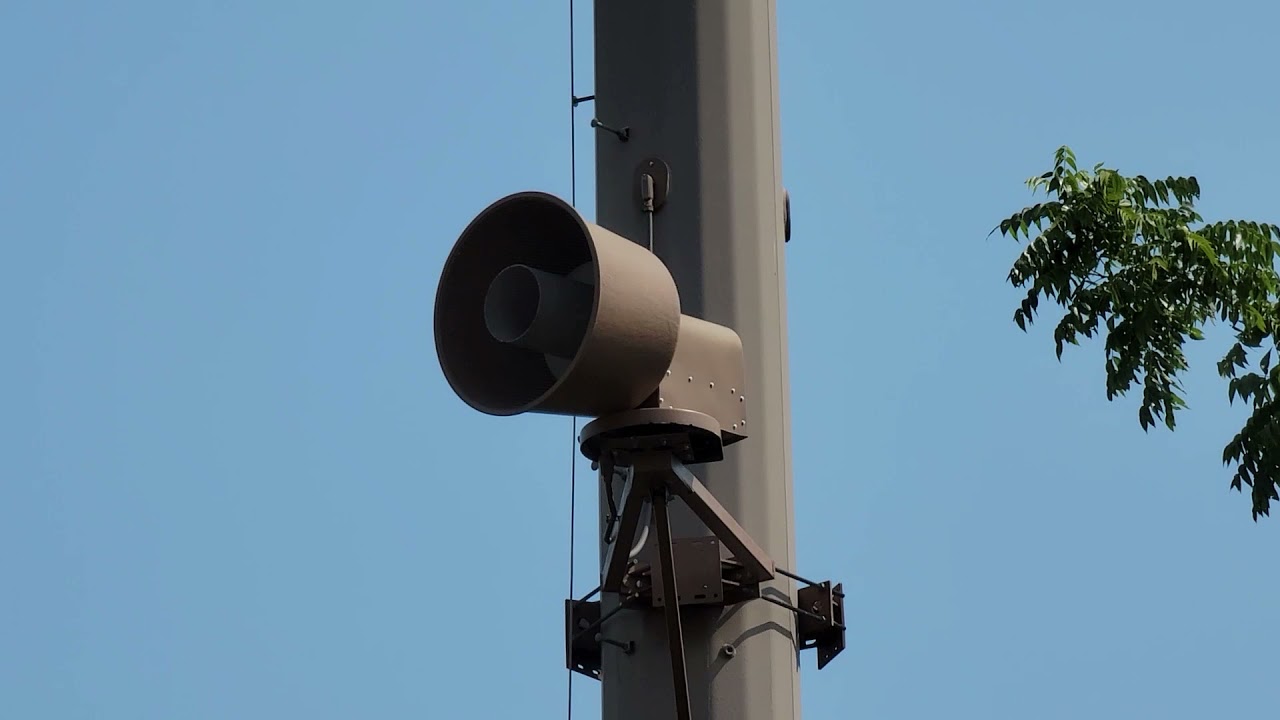 ACA P-15 Tornado Siren Test, Alert, Pleasant Prairie, WI - YouTube
