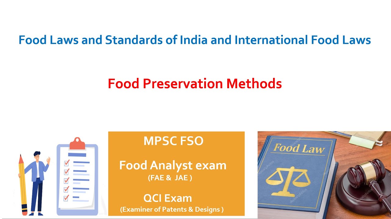 Food Preservation | Principle, Methods & Objectives Explaination| MPSC ...