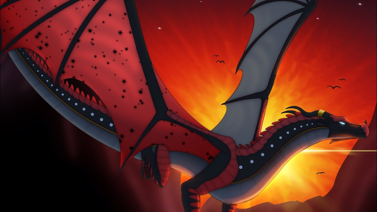 Nightfire the NightWing-SkyWing hybrid! Not my WOF OC, please read the ...