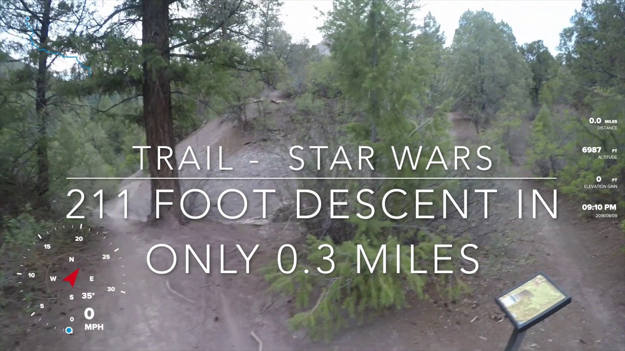 Overend Mountain Bike Park -Star Wars Trail - Downtown Durango ...