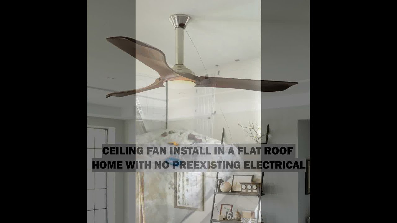 Ceiling Fan Installation Flat Roof | Shelly Lighting