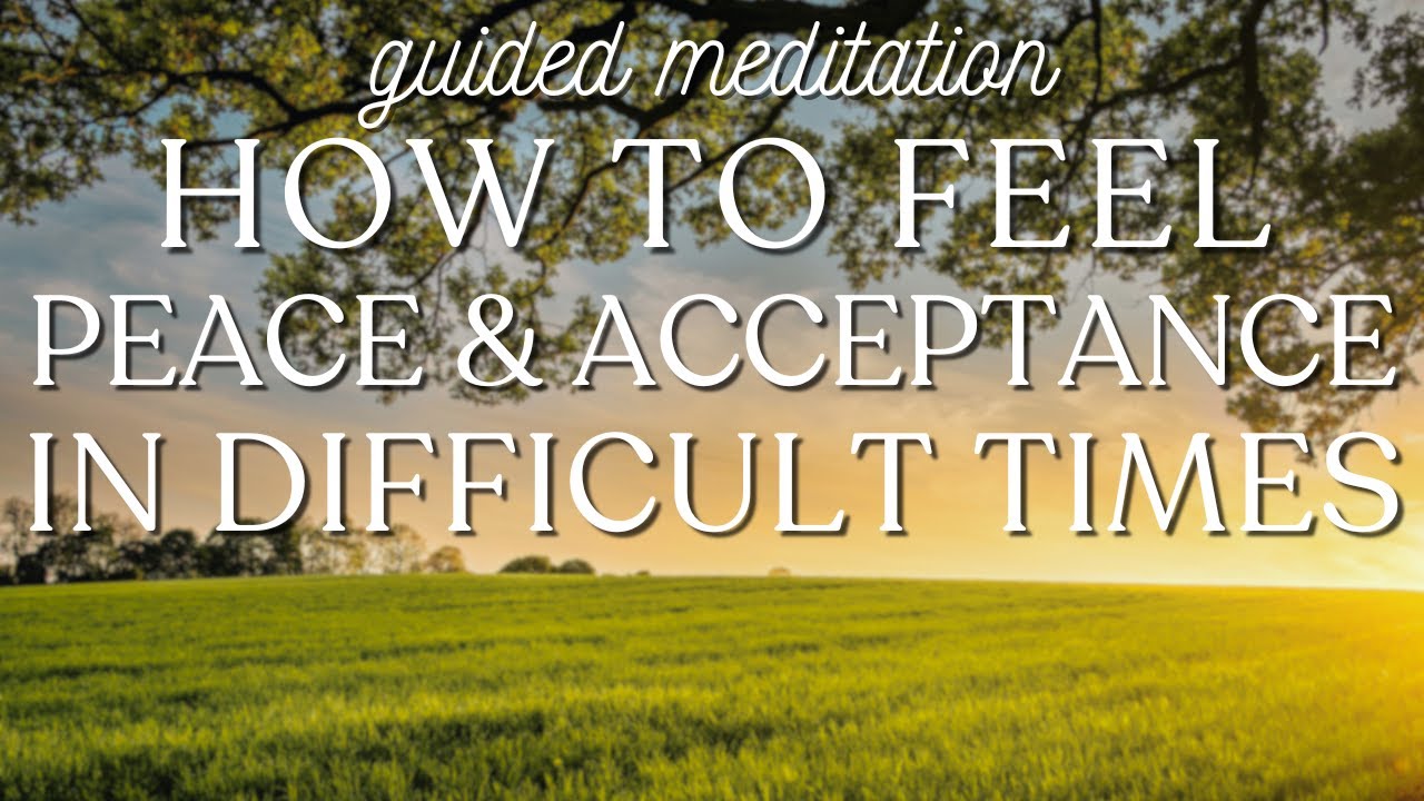 Finding a sense of peace & acceptance with painful phases of life ...