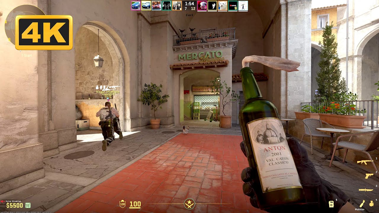 Counter Strike 2 Gameplay 4K (No Commentary) - YouTube