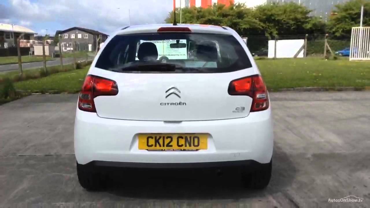 CITROEN C3 WHITE WHITE 2012 - YouTube